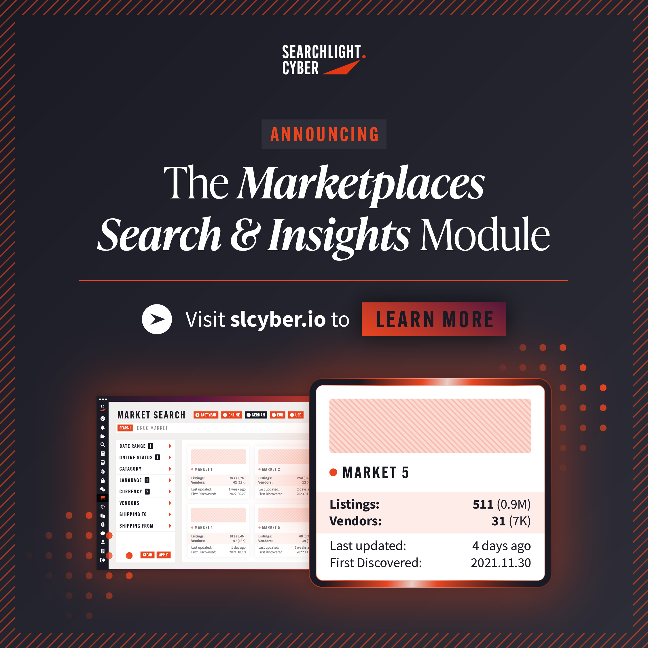 Searchlight Launches new Dark Web Module for Law Enforcement